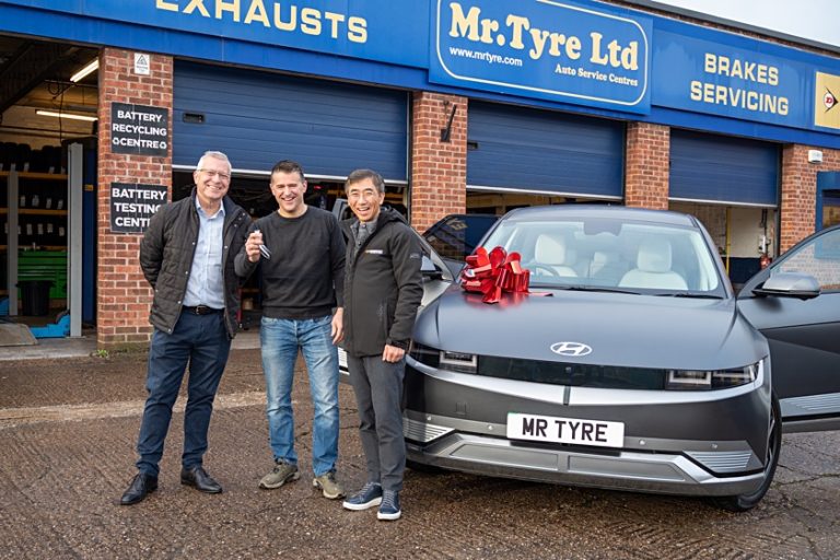 Mr Tyre customer wins Hankook electric car prize!