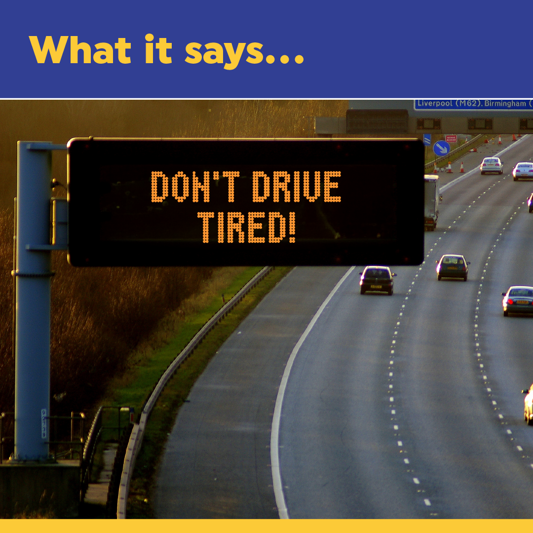 Motorway Signs Translated | Mr Tyre
